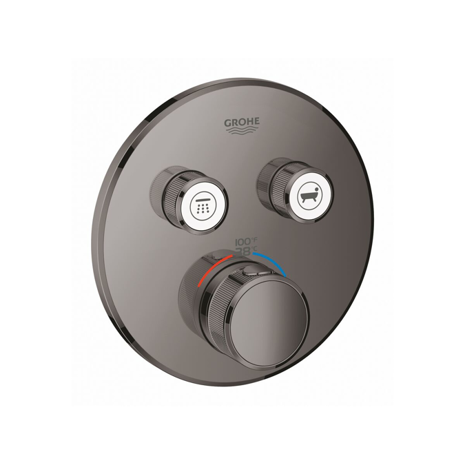 BIM objects - Free download! GROHE Smart Control Concealed Thermostat 2 ...