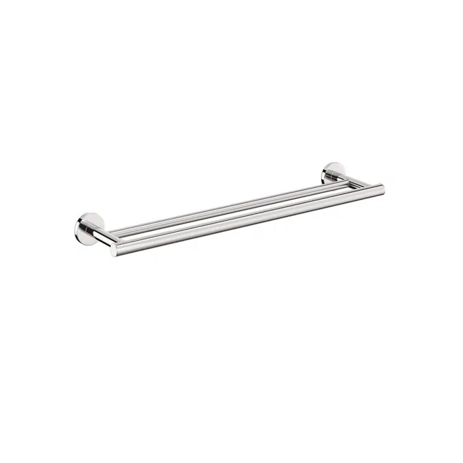 BIM objects - Free download! Roca Ona Double Towel Rail 800mm Chrome ...