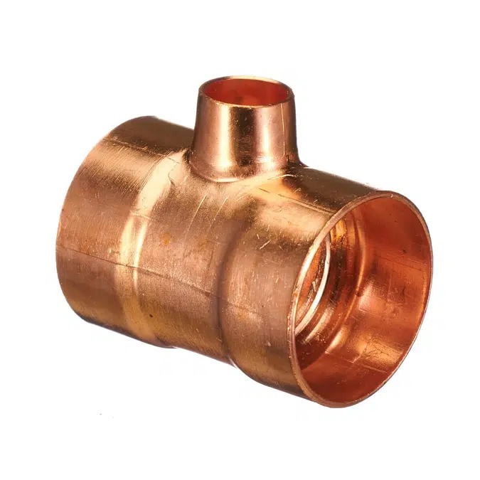 BIM objects - Free download! Ardent Copper Reducing Tee High Pressure 32mm x 15mm | BIMobject