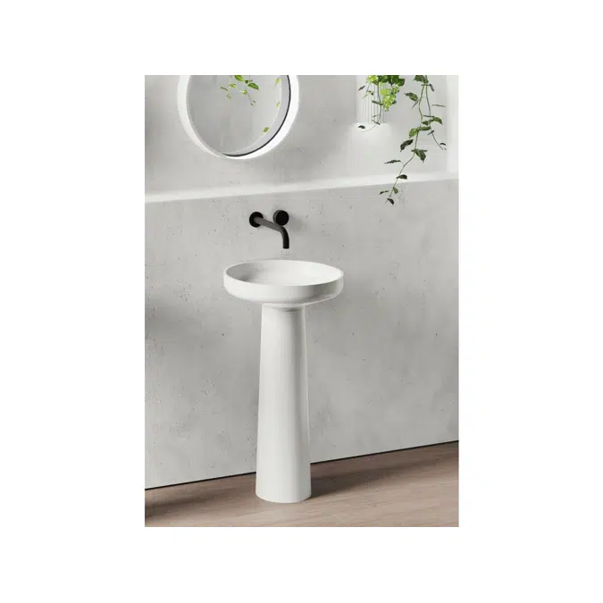 Objetos BIM - ¡Descarga gratis! Venice 450 Basin and Pedestal Solid ...