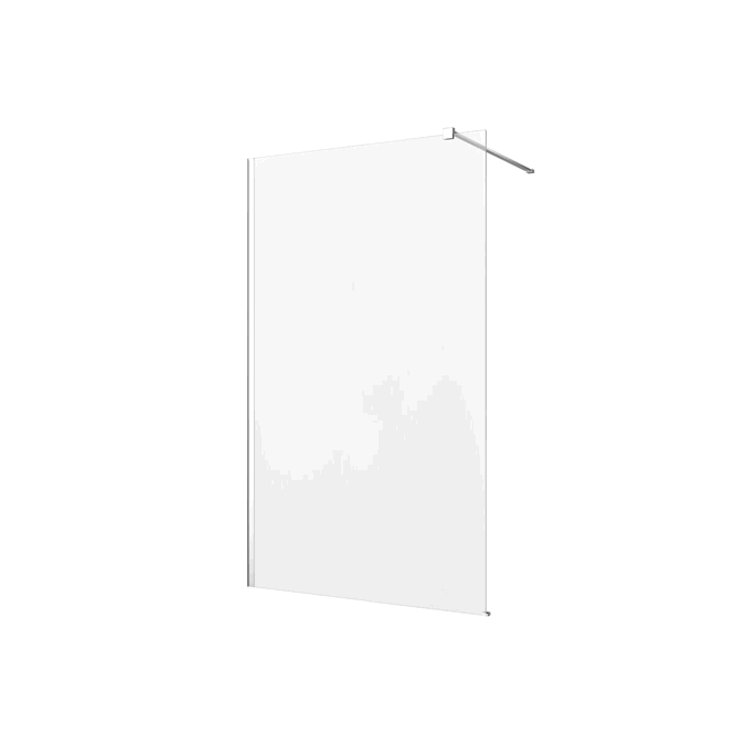 BIM objects - Free download! Kado Lux Fixed Shower Screen Panel and ...