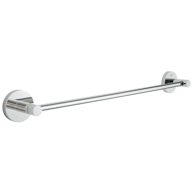 BIM objects - Free download! GROHE Essentials Accessories Towel Rail 450mm Chrome | BIMobject