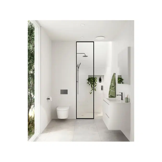 BIM objects - Free download! Mizu Drift Single Rail Shower with Top ...