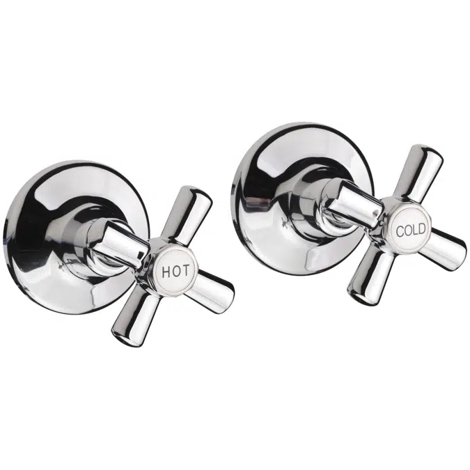 BIM objects - Free download! Posh Bristol Wall Top Assembly Taps Chrome ...