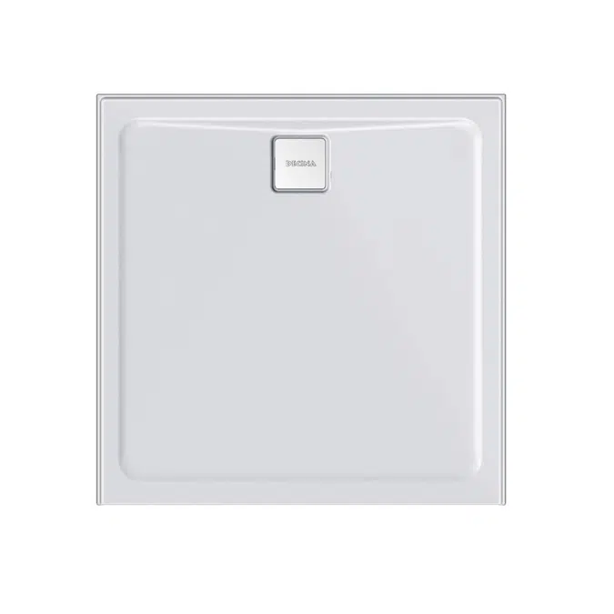 BIM objects - Free download! Posh Bristol Luna Shower Base 1000mm x ...