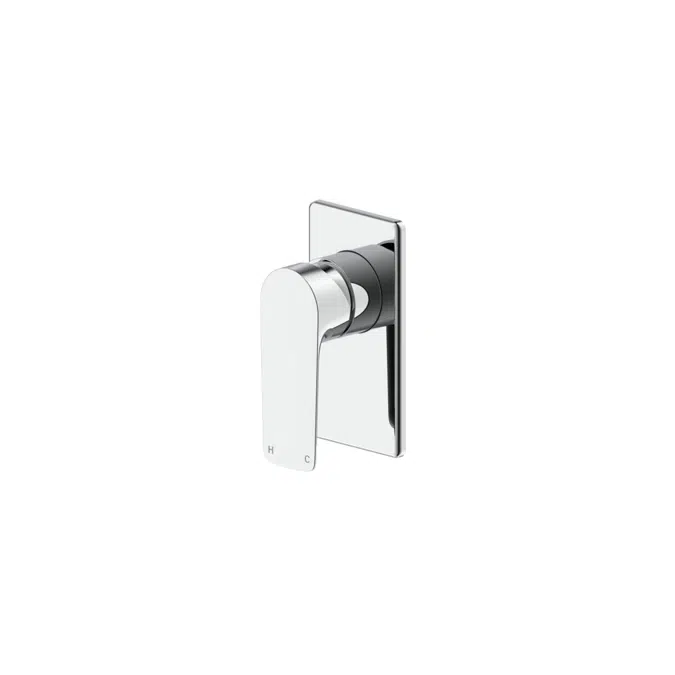 BIM objects - Free download! Milli Trace Shower Mixer Chrome | BIMobject