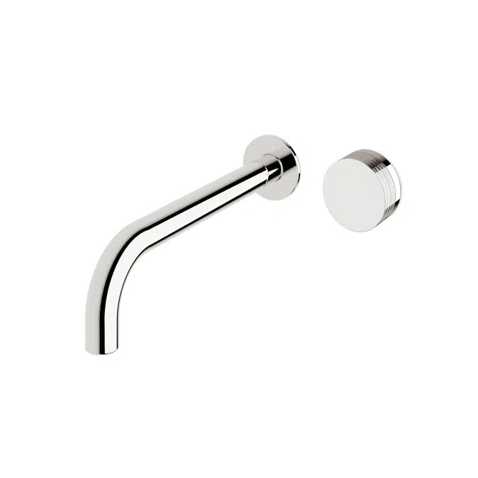 BIM objects - Free download! Milli Pure Progressive Wall Bath Mixer Tap ...