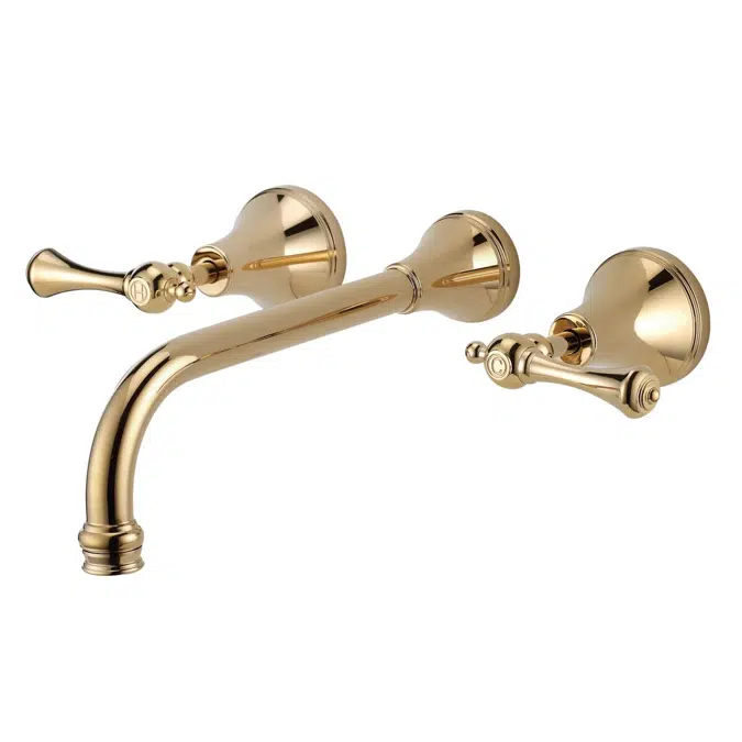 BIM objects - Free download! Kado Era Wall Basin Set 250mm Lever Handle ...