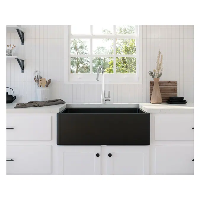 BIM objects - Free download! Memo Harper Single Bowl Butler Sink 760mm ...