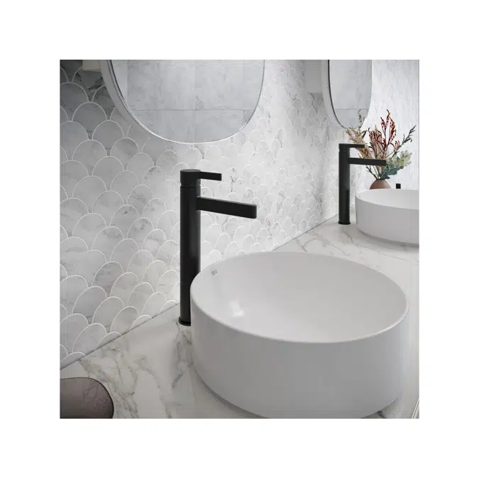 BIM objects - Free download! Mizu Stream Extended Basin Mixer Tap Matte ...
