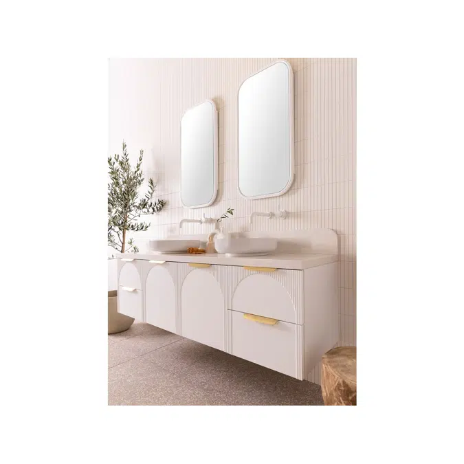 BIM objects - Free download! Alape Sondo Counter Basin 400mm White ...