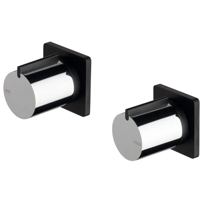BIM objects - Free download! Milli Axon Wall Top Assembly Taps with ...