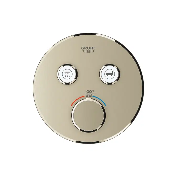 BIM objects - Free download! GROHE Smart Control Concealed Thermostat 2 ...