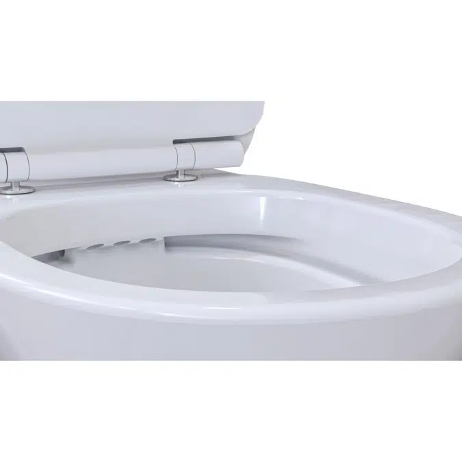 BIM objects - Free download! Roca Debba Rimless Close Coupled P Trap ...