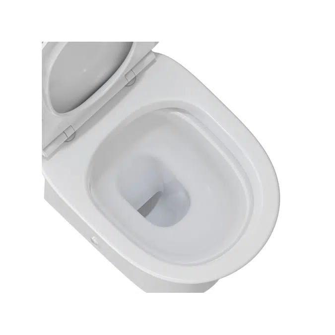 BIM objects - Free download! Roca Debba Rimless Close Coupled P Trap ...