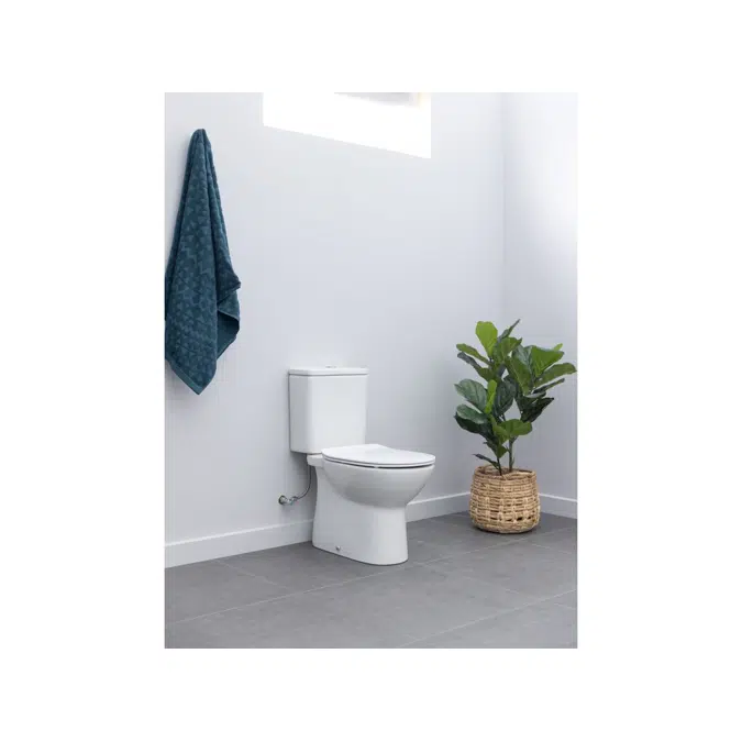 BIM objects - Free download! Roca Debba Rimless Close Coupled P Trap ...