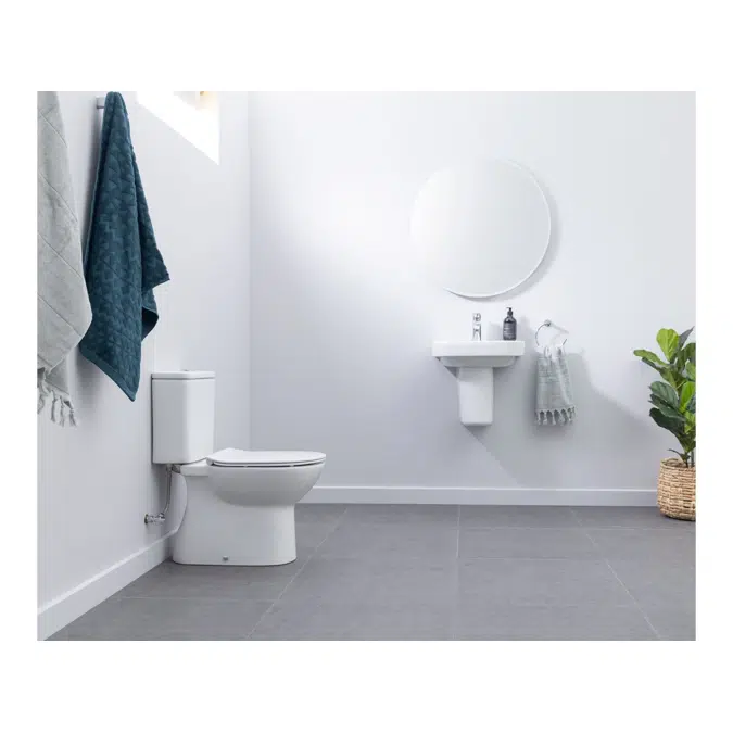 BIM objects - Free download! Roca Debba Rimless Close Coupled P Trap ...