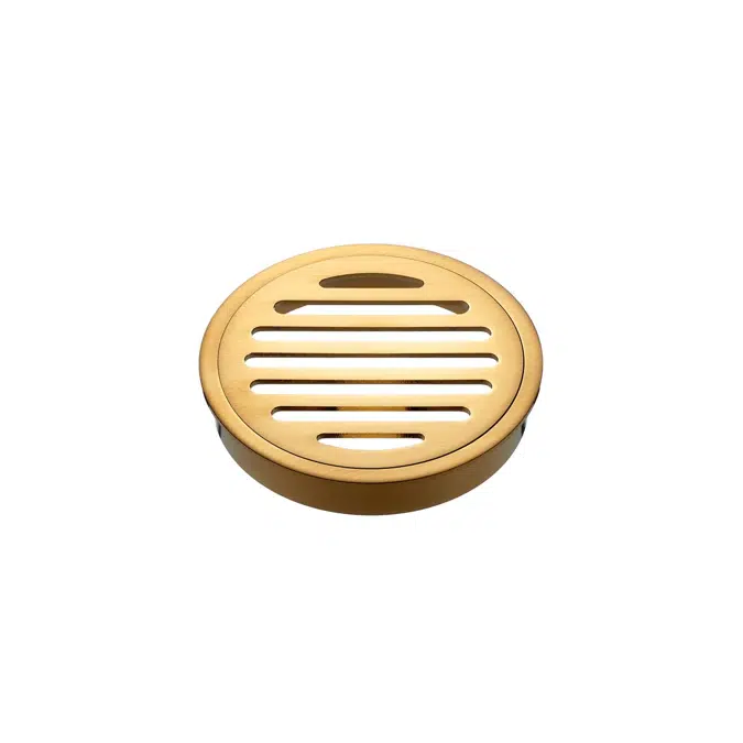 BIM objects - Free download! Mizu Drift Brass Trapscrew Grate Round ...