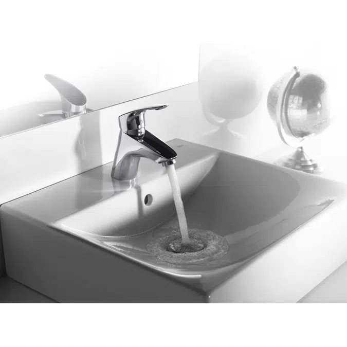 BIM objects - Free download! Roca Diverta 470mm Wall/Above Counter ...