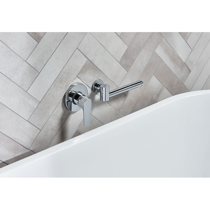 BIM objects - Free download! Posh Solus MK2 Shower / Bath Mixer Tap ...