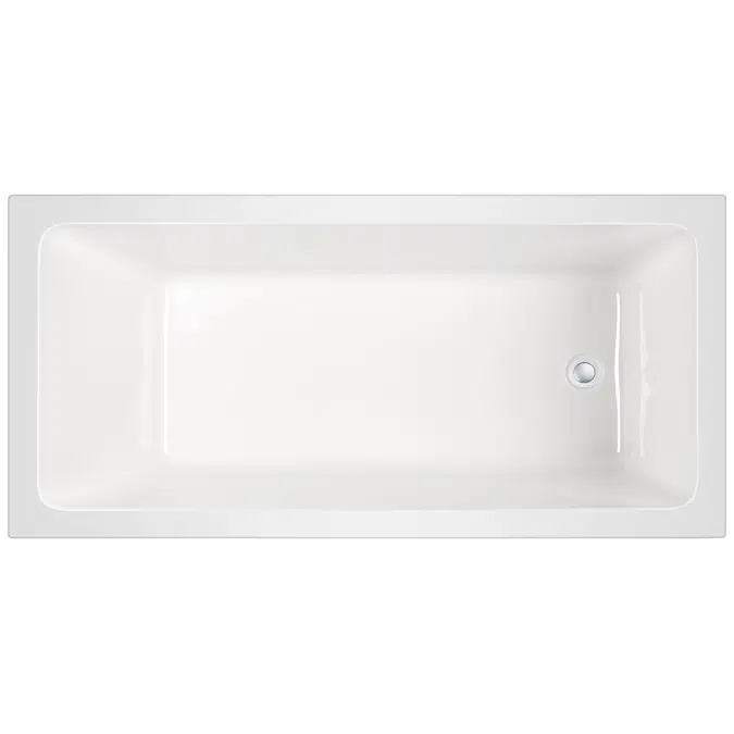 BIM objects - Free download! Posh Domaine Inset Bath 1690 x 800 x 500mm ...