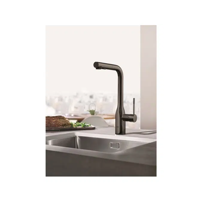 BIM objects - Free download! GROHE Essence New Pull Out Sink Mixer Tap ...