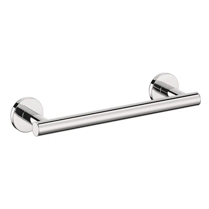 BIM objects - Free download! Roca Ona Single Towel Rail 300mm Chrome ...