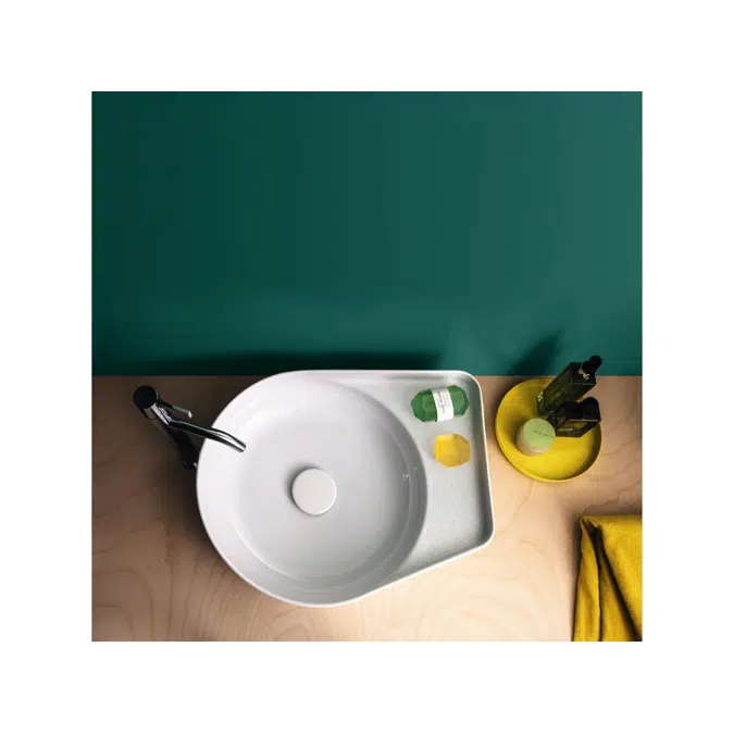 BIM objects - Free download! LAUFEN Val Round Counter Basin with ...