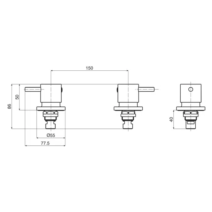 BIM objects - Free download! Mizu Drift Wall Top Assemblies Brushed ...