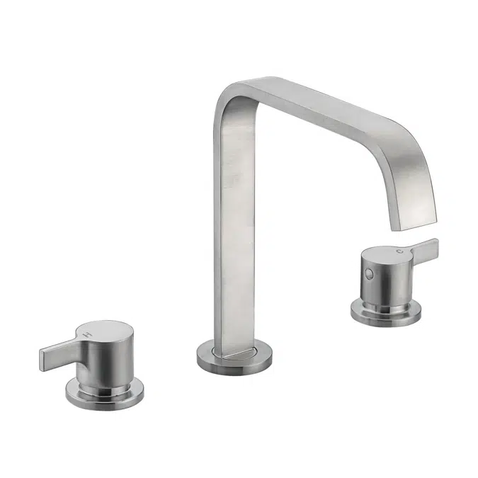 BIM objects - Free download! Mizu Stream Hob Bath / Spa Set Brushed ...