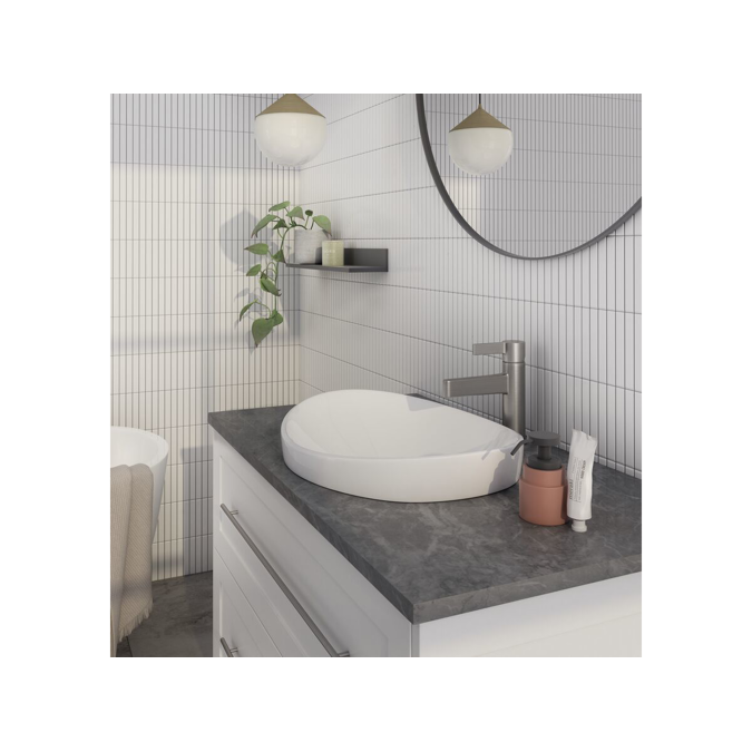 BIM objects - Free download! Mizu Stream Basin Mixer Tap Brushed Nickel ...