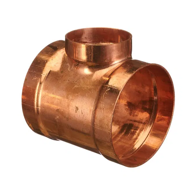 BIM objects - Free download! Ardent Copper Reducing Tee High Pressure ...