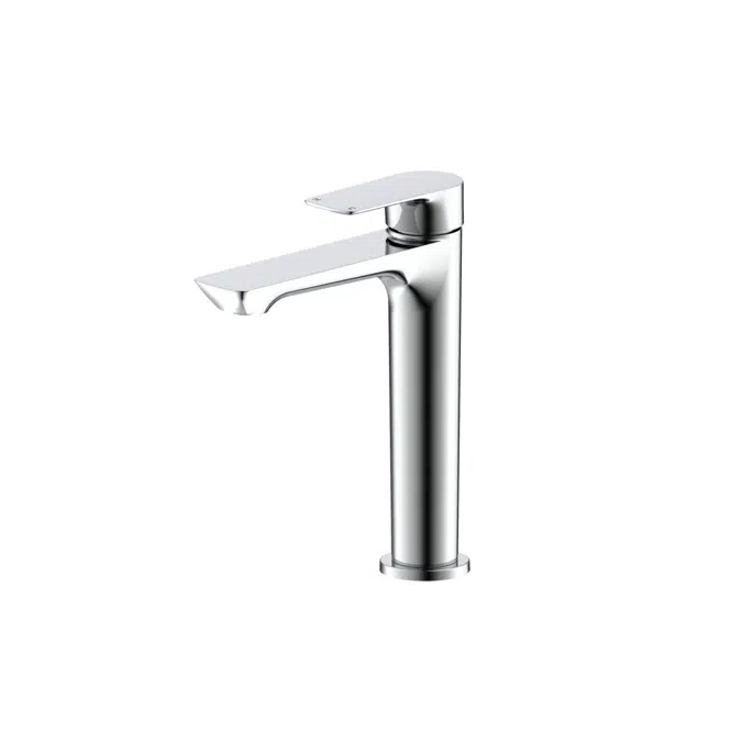 BIM objects - Free download! Milli Trace Medium Basin Mixer Tap Chrome ...