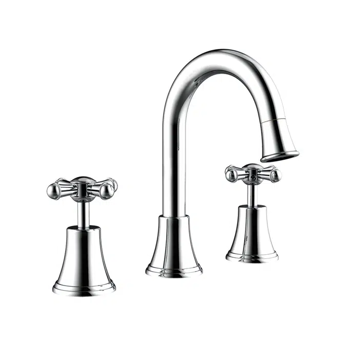 BIM objects - Free download! Posh Canterbury Gooseneck Basin Set Swivel ...
