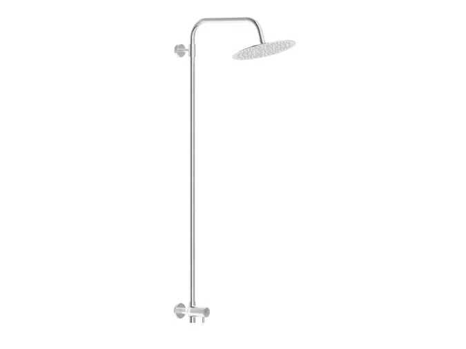 BIM objects - Free download! Milli Inox Overhead Single Rail Shower ...