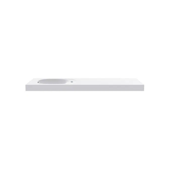Objetos BIM - ¡Descarga gratis! Kado Lussi 1500mm Single Wall Basin ...