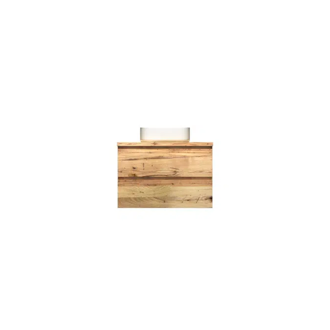 BIM objects - Free download! Kado Arc Timber Twin Drawer 750 Vanity ...