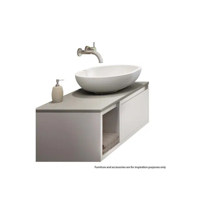 Objetos BIM - ¡Descarga gratis! Omvivo Villa Oval Above Counter Basin ...