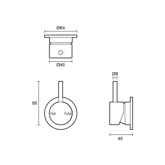 BIM objects - Free download! Sussex Scala Shower / Bath Mixer Tap LUX ...