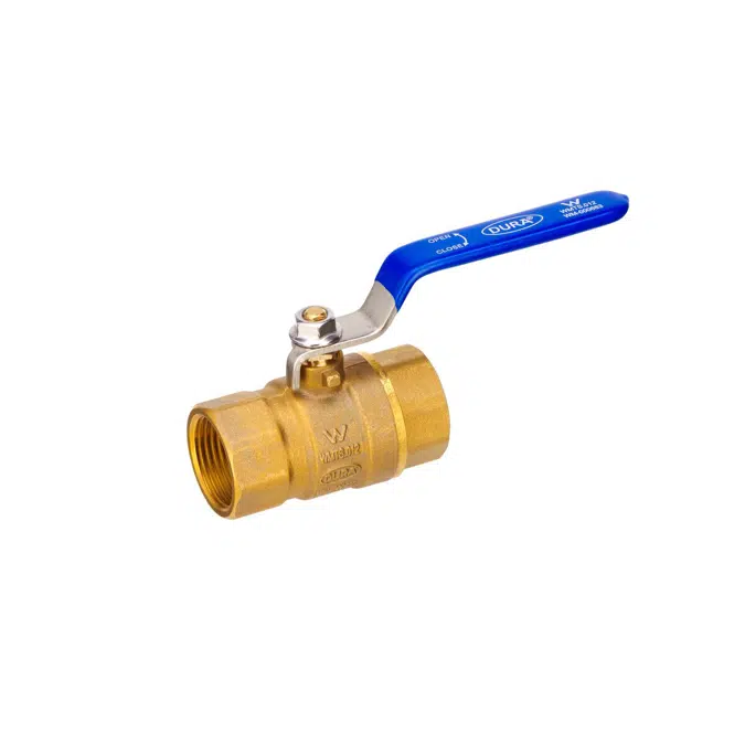 BIM objects - Free download! Dura Lead Free Brass Water Ball Valve ...