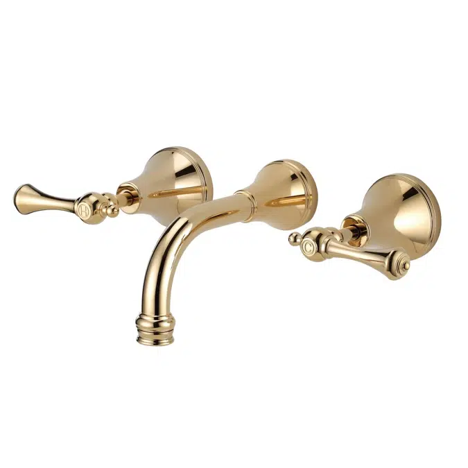 BIM objects - Free download! Kado Era Wall Basin Set 150mm Lever Handle ...