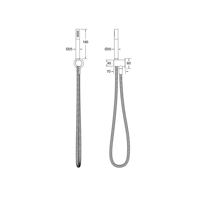 BIM objects - Free download! Milli Mood Edit Microphone Hand Shower ...