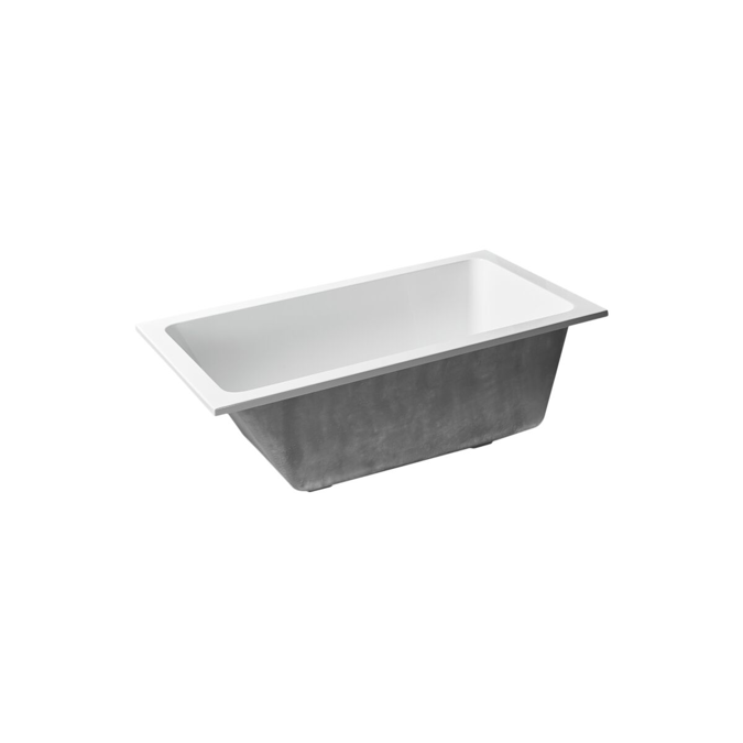 BIM objects - Free download! Posh Domaine Inset Bath 1420 x 800 x 500mm ...