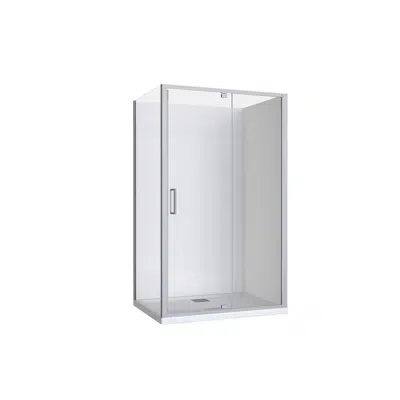 BIM objects - Free download! Kado Lux Fixed Shower Screen with Side ...