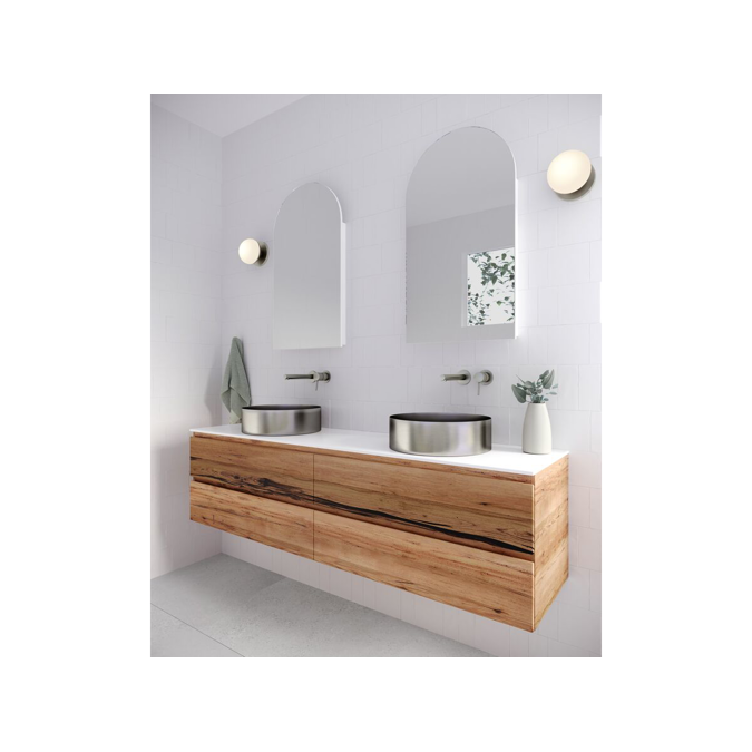 Objetos BIM - ¡Descarga gratis! Kado Arc Timber Twin Drawer 1500 Double ...