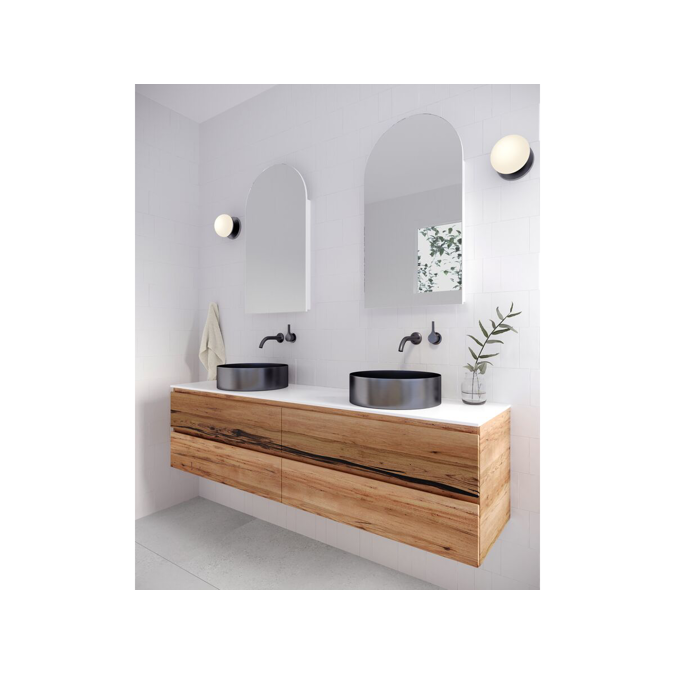 BIM objects - Free download! Kado Arc Timber Twin Drawer 1500 Double ...