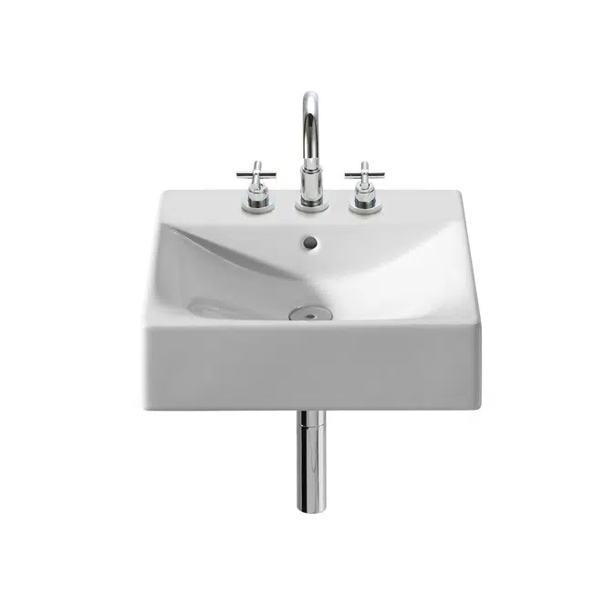 BIM objects - Free download! Roca Diverta 470 Wall/Above Counter Basin ...