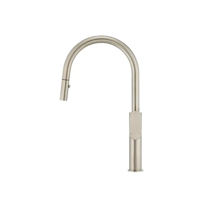 BIM objects - Free download! Mizu Silk Pull Out Gooseneck Sink Mixer 2 ...