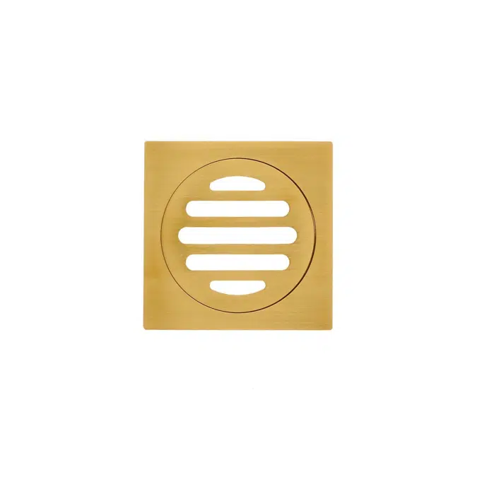 BIM objects - Free download! Mizu Drift Brass Trapscrew Grate Square ...