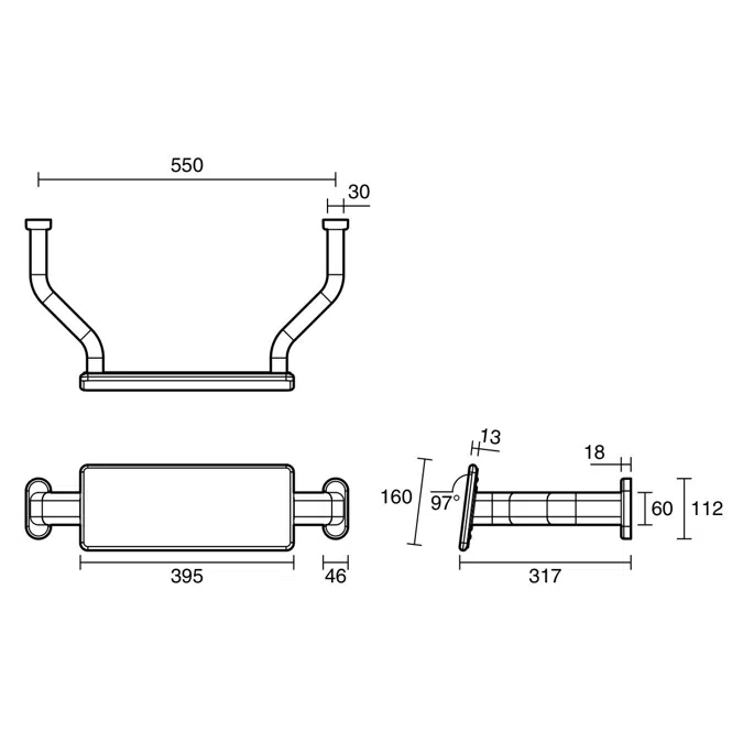 BIM objects - Free download! Mizu Drift Accessible Backrest White ...